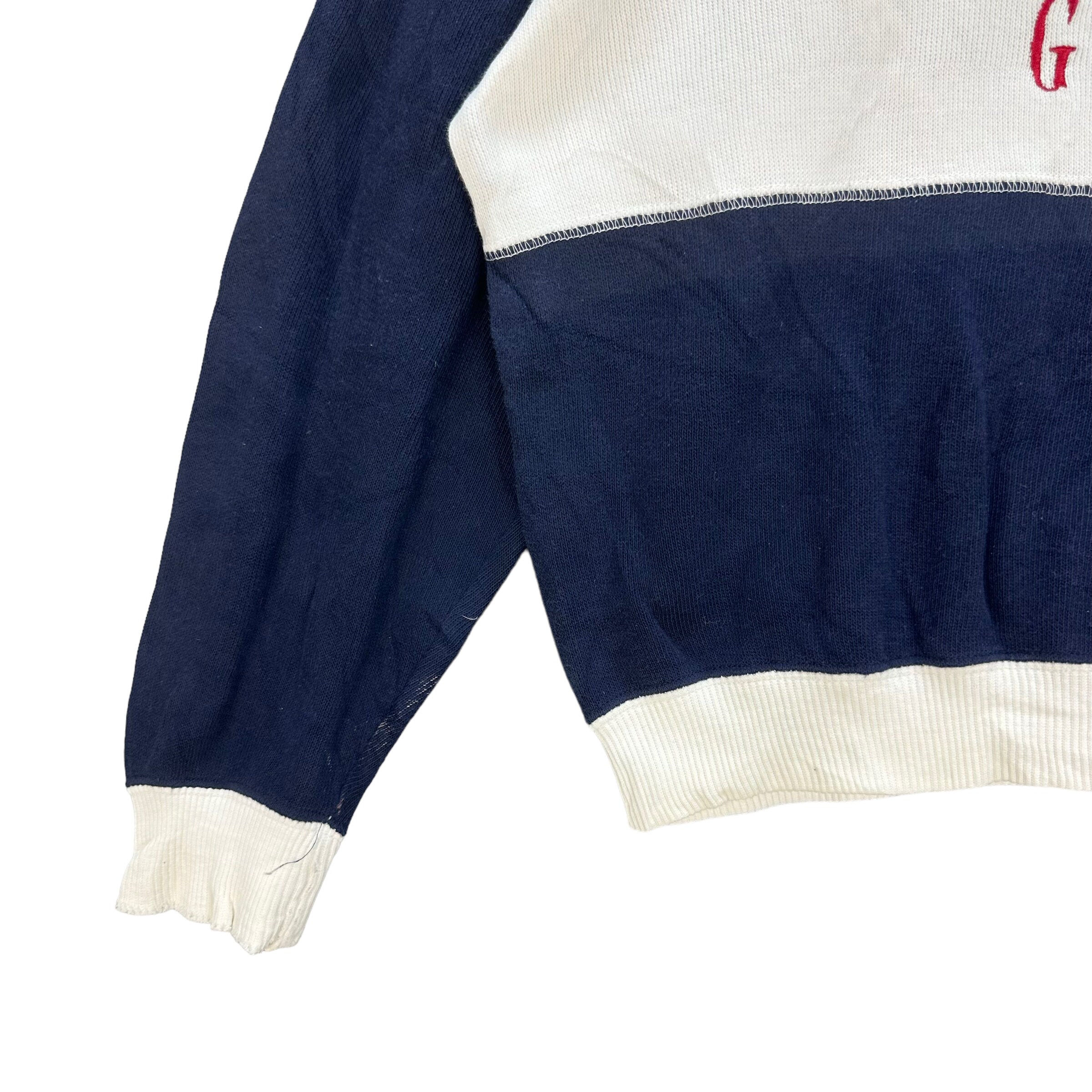 Vintage 90's FILA GOLF Embroidery Big Logo Colorblock Crop Sweatshirts ...