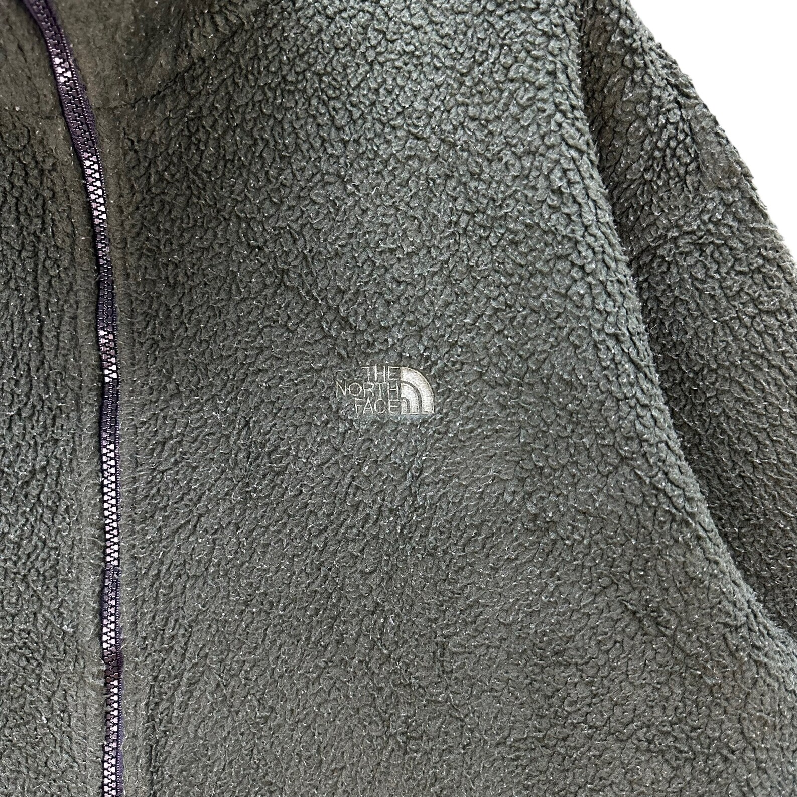 Vintage the North Face Made in Japan Polartec Green Fleece Jacket Size ...