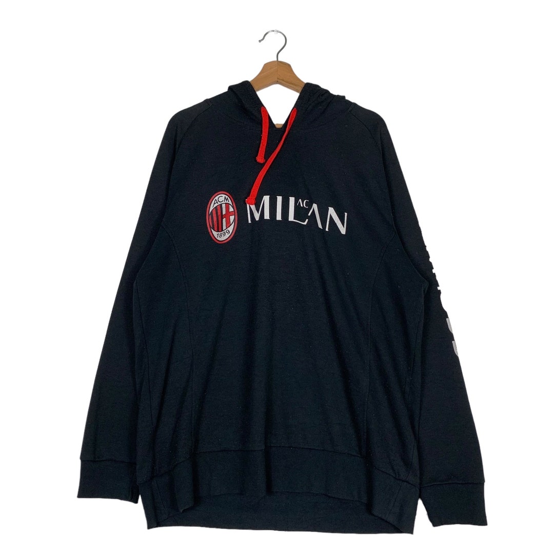 Vintage AC MILAN Big Logo Pullover Hoodies Sweatshirts Size 4L #0592 ...