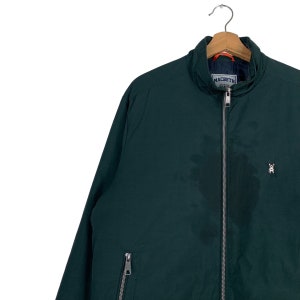 Vintage MACBETH Green Bomber Jacket Size M Japanese Brand Casual Jacket ...