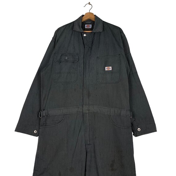Vintage DICKIES Striped Coverall Size 3L Work Worker … - Gem