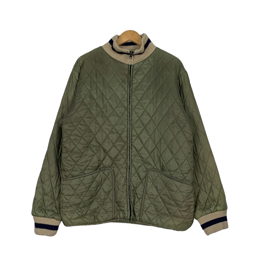 Vintage Japanese Brand FIRST PARKING Quilted Fleece Reversible Jacket ...