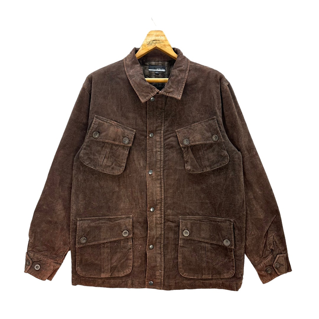Vintage IN THE ATTIC Lined Chore Jacket Work Jacket Workers Workwear 4 ...