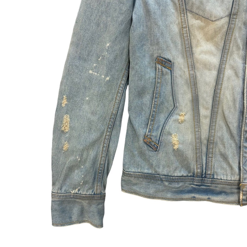 Vintage Japanesed Brand GENUINE VINTAGE GOA Distressed Fashion Washed ...