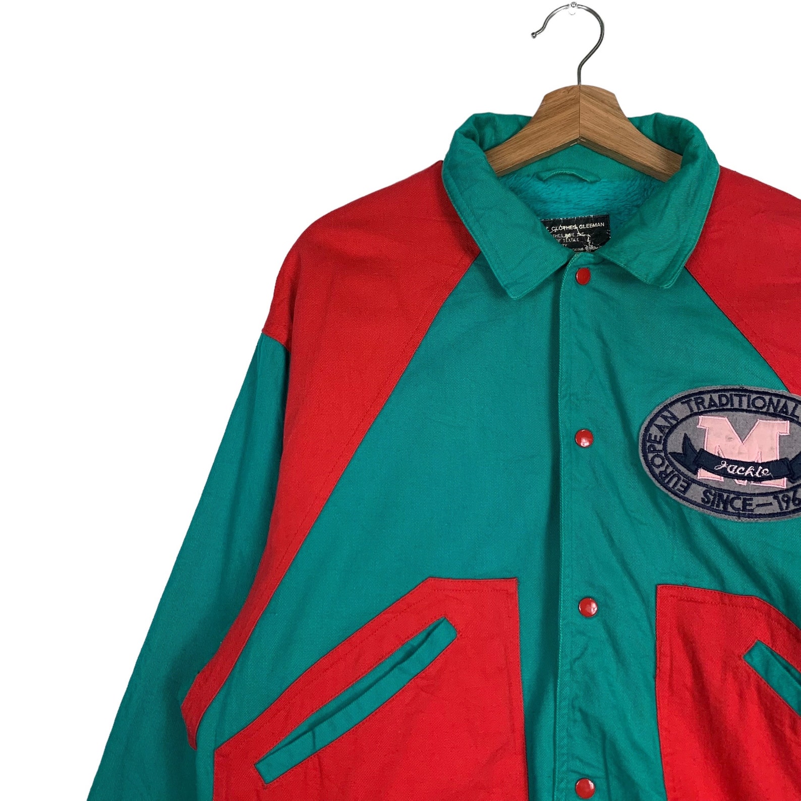 Vintage Gleeman EUROPEAN TRADITIONAL SPIRIT Sports Mind Fleece Sherpa ...