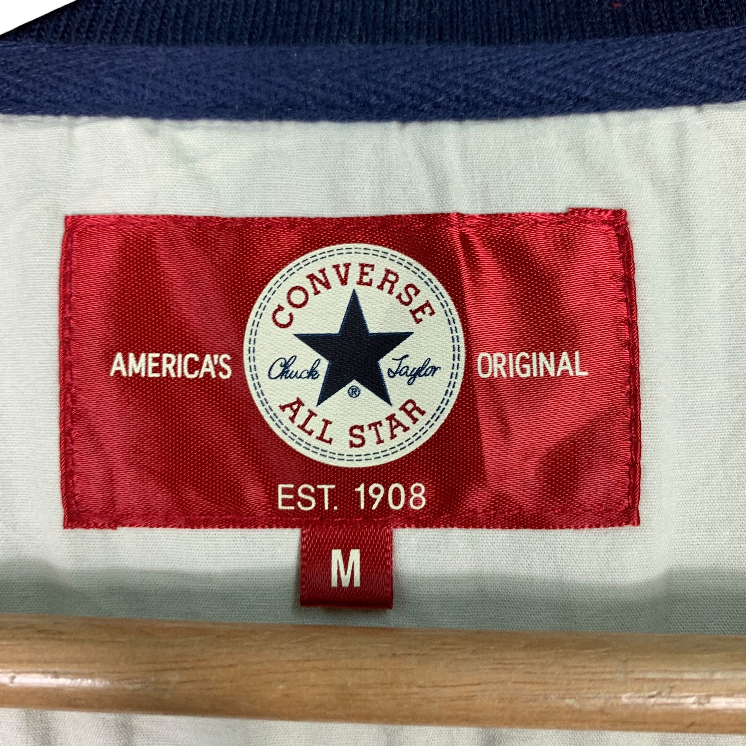 Vintage CONVERSE Varsity Jacket Men's Size M Streetwear Casual Outfits ...