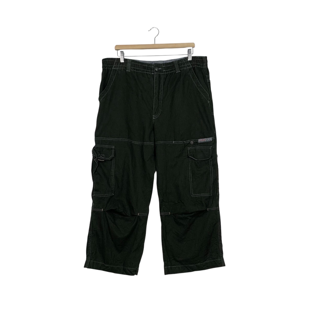 Vintage HOBO DNM Dark Green Cargo Pants Men's Size W36 Japanese Brand Work Worker Cargo Pant ...