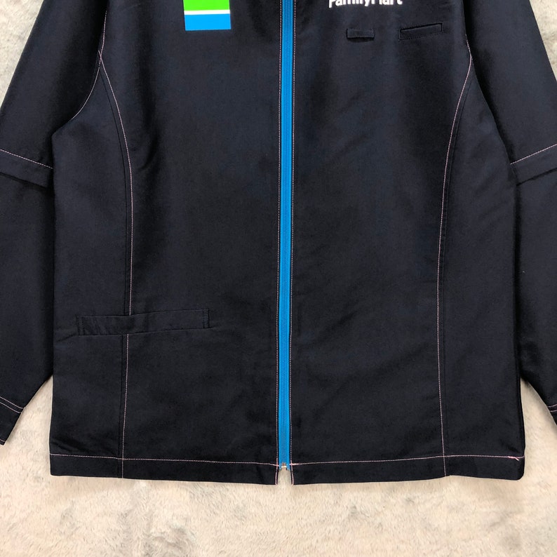 Vintage FAMILY MART Detachable Sleeve Work Uniform Jacket Size M 0540 ...