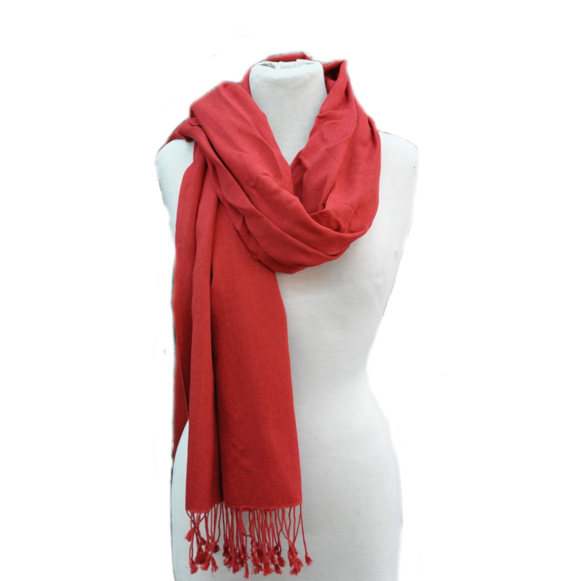 Authentic Natural Pashmina Shawl From Nepal 70 Cashmere 30 Silk Ultra ...