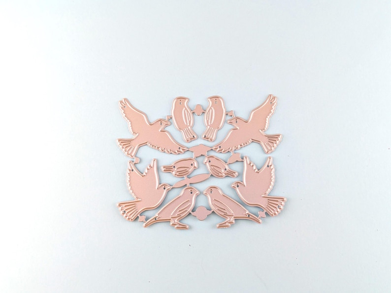 Birds Cutting Dies - Birds Metal Crafting Dies - Scrapbooking Die ...