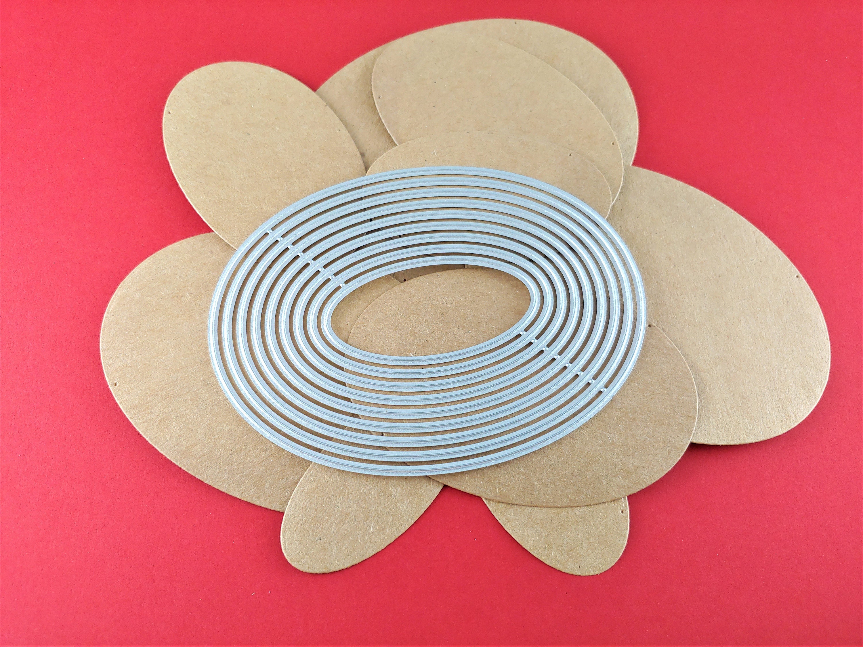 Oval Labels Cutting Dies 6 Piece Nesting Metal Dies Large - Etsy