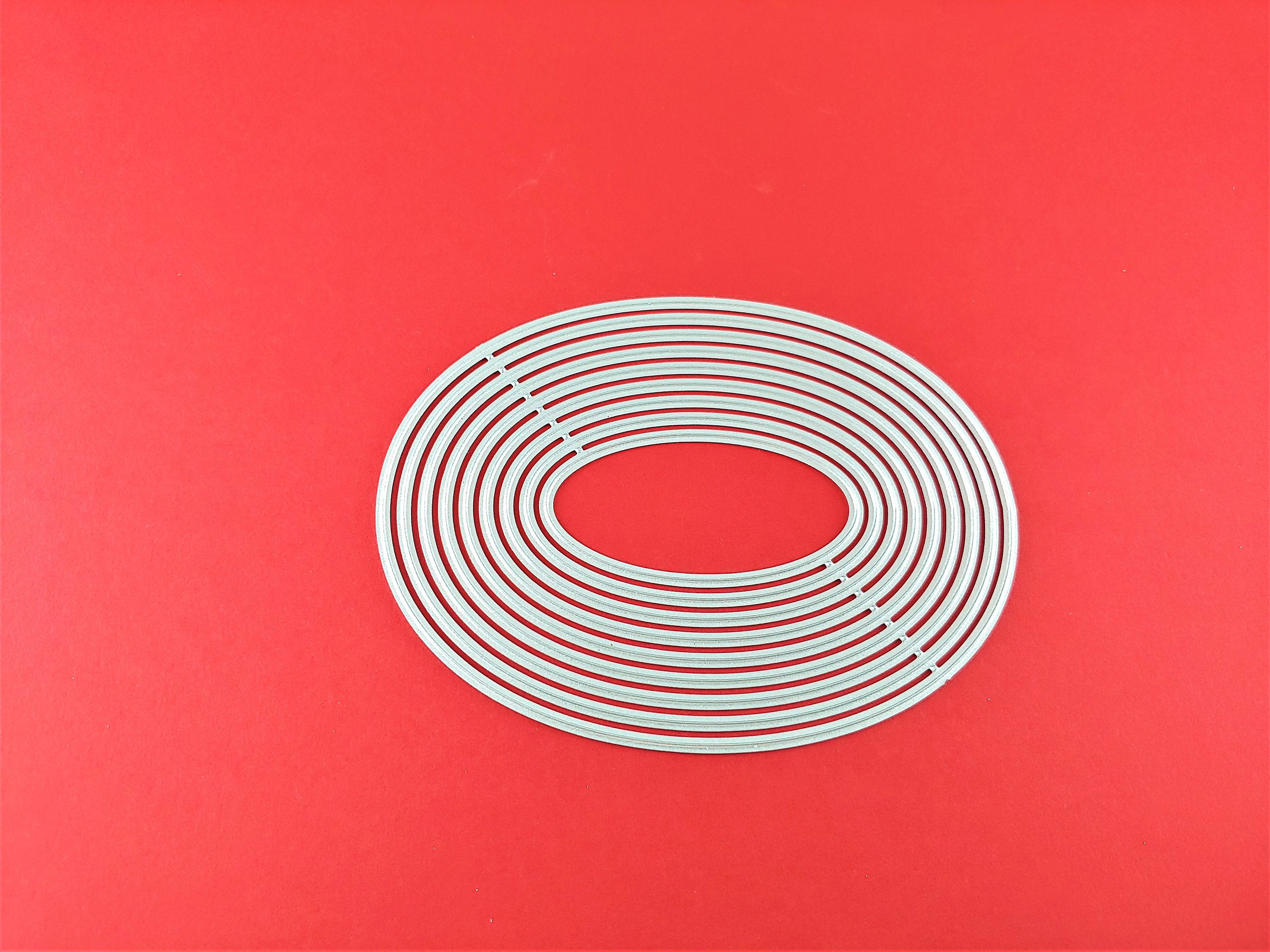 Oval Labels Cutting Dies 6 Piece Nesting Metal Dies Large - Etsy