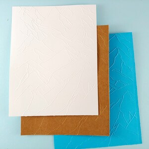 Mountain Embossing Folder - Paper Embossing - Paper Craft Embosser ...