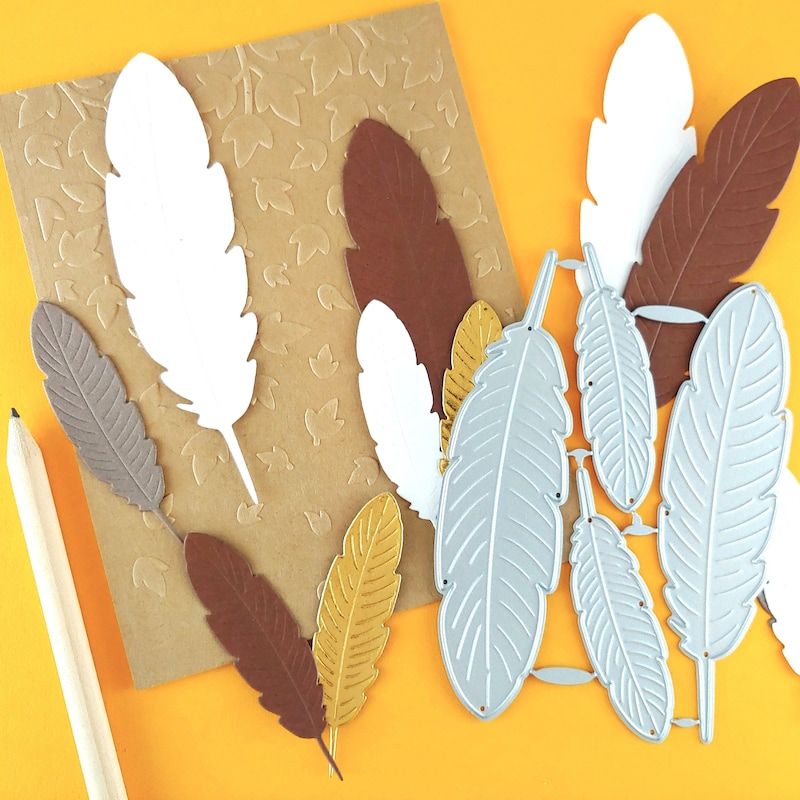 Feather Die Cut - Etsy