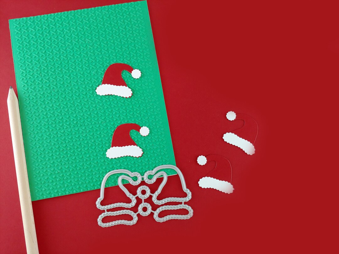 NEW Little Santa Hats Cutting Dies Christmas Craft Die santa Crafts ...