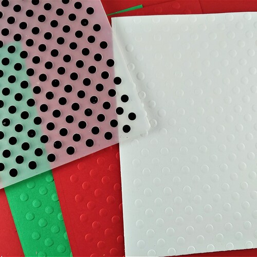 Dash Embossing Folder Background Embossing Folders Paper - Etsy