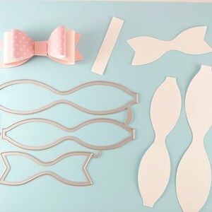 Big Bow Cutting Dies 4 Piece Set of Craft Dies Bow Metal Crafting Dies ...
