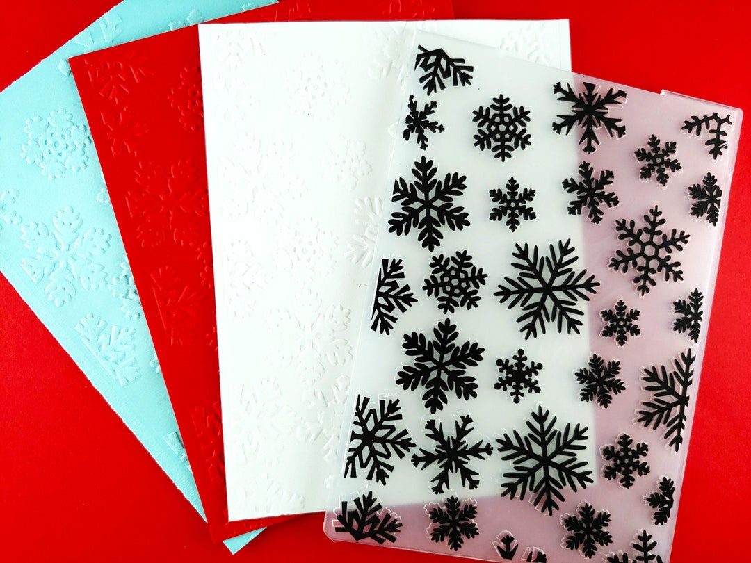 Snowflake 1 Embossing Folder - Paper Embossing - Paper Craft Embosser ...