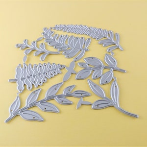 Leaves Cutting Dies - Leaf Metal Craft Dies - Ferns - Leaves - Foliage ...