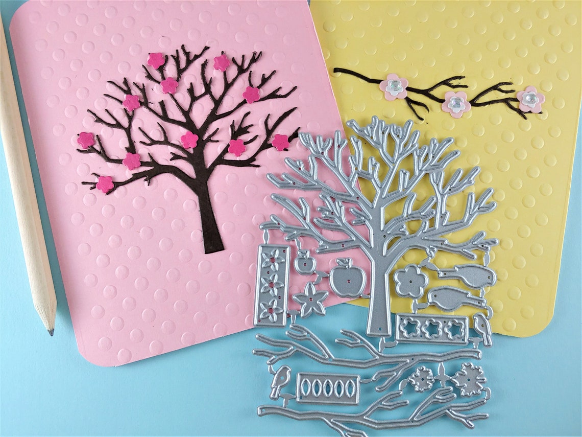 Tree and Branch Metal Cutting Dies Tree Crafting Dies - Etsy