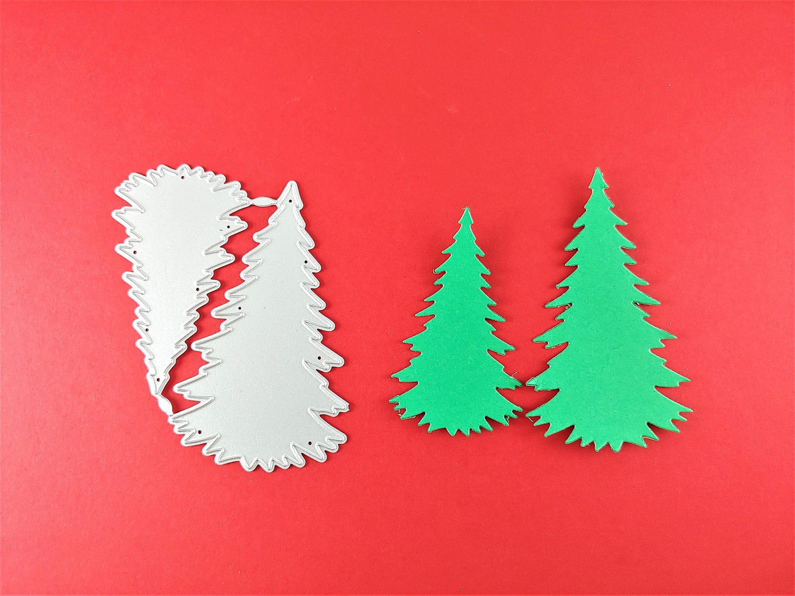 Pine Trees Metal Cutting Dies Christmas Tree Crafting Dies - Etsy
