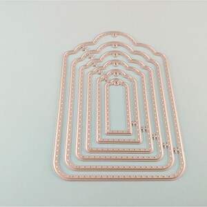 Stitched Tags Metal Cutting Dies Nesting Metal Craft Dies - Etsy