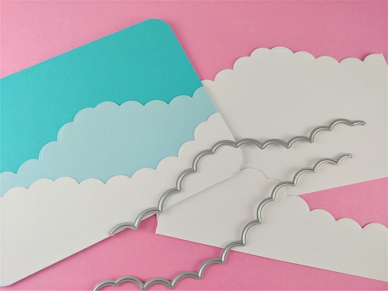 Border Cutting Dies - 8 Piece Set Metal Crafting Dies - Card Making ...