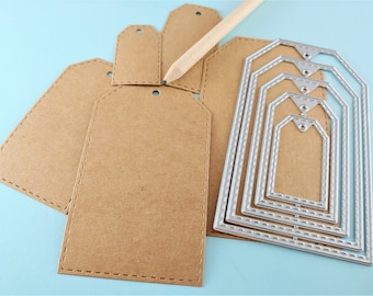 Stitched Circles Metal Cutting Dies 8 Piece Nesting Metal | Etsy