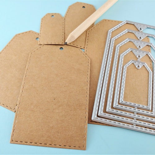 Stitched Tags Metal Cutting Dies Nesting Metal Craft Dies - Etsy