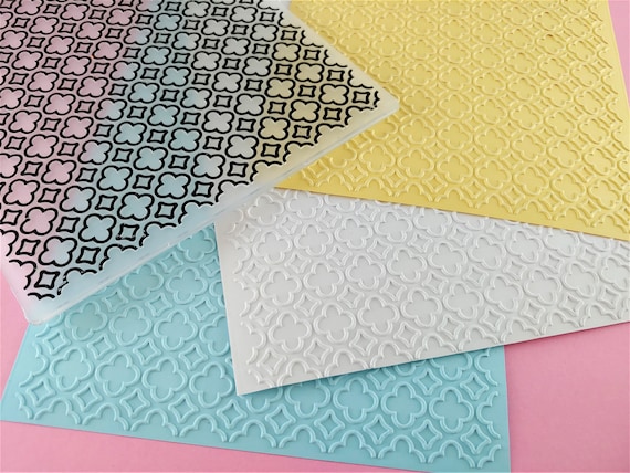 Quatrefoil Pattern Embossing Folder Paper Embossing Paper - Etsy