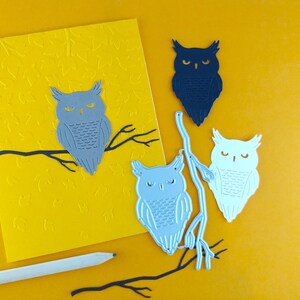 Metal Owl Cutting Dies - Etsy