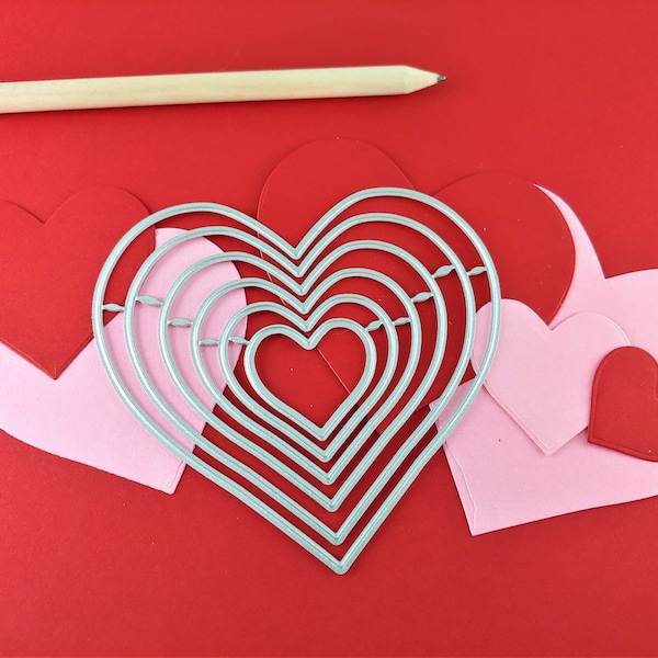 Heart Cutting Dies - Etsy
