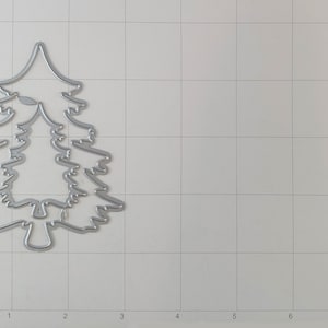 Christmas Trees Cutting Die - Pine Trees Craft Die - Xmas Tree Metal ...