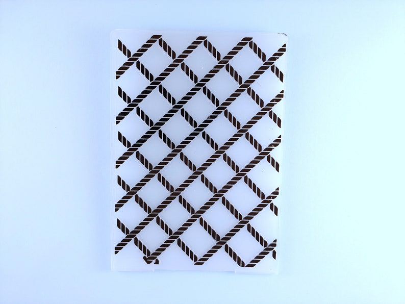 Rope Net Embossing Folder Paper Embossing Paper Craft - Etsy
