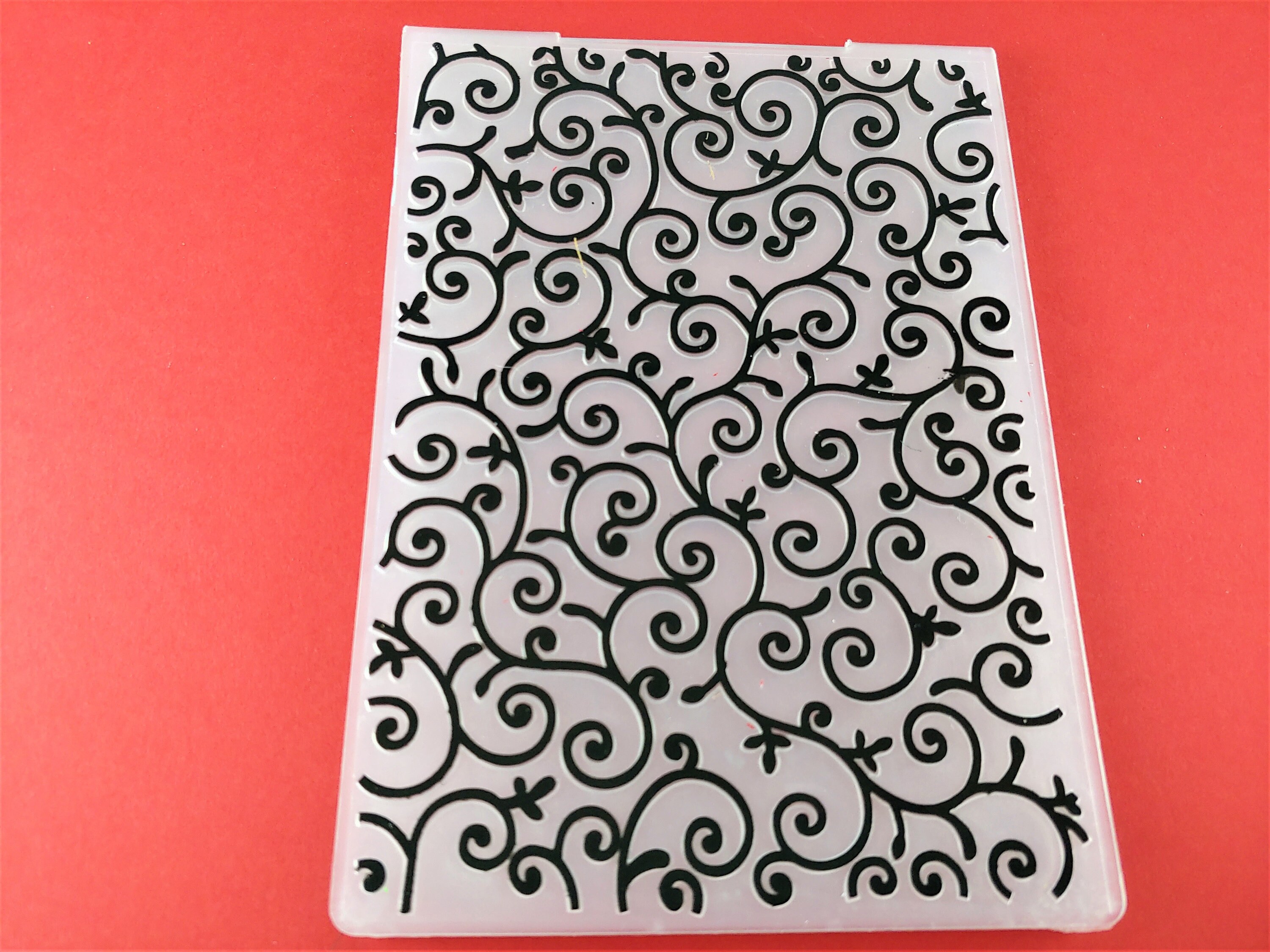 Swirls Embossing Folder Paper Embossing Paper Craft - Etsy