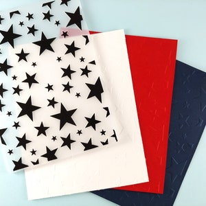 Stars Embossing Folder - Paper Embossing - Paper Craft Embosser ...