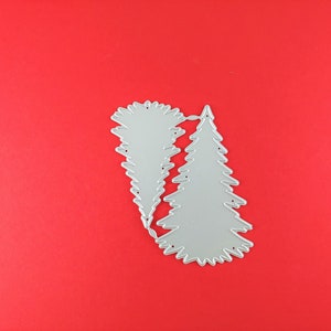Pine Trees Metal Cutting Dies - Christmas Tree Crafting Dies - Holiday ...