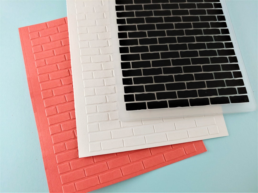 Brick Pattern Embossing Folder Paper Embossing Paper Craft Embosser ...