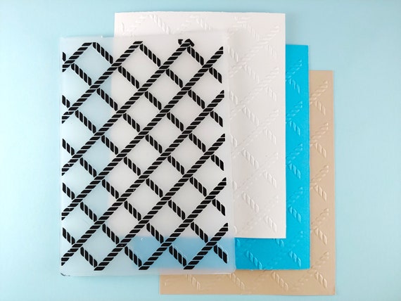 Rope Net Embossing Folder Paper Embossing Paper Craft - Etsy