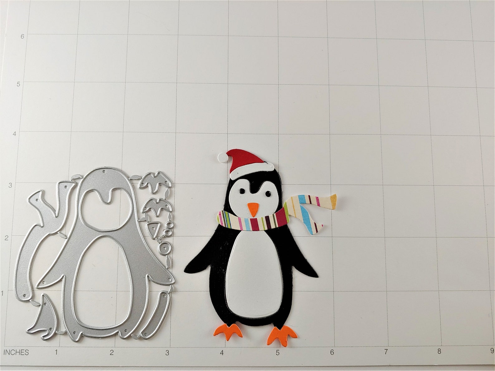 Penguin Metal Cutting Dies Christmas Crafting Dies Holiday Die Cuts ...