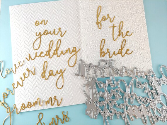 Wedding dies for card making | Beachweddingtips.com