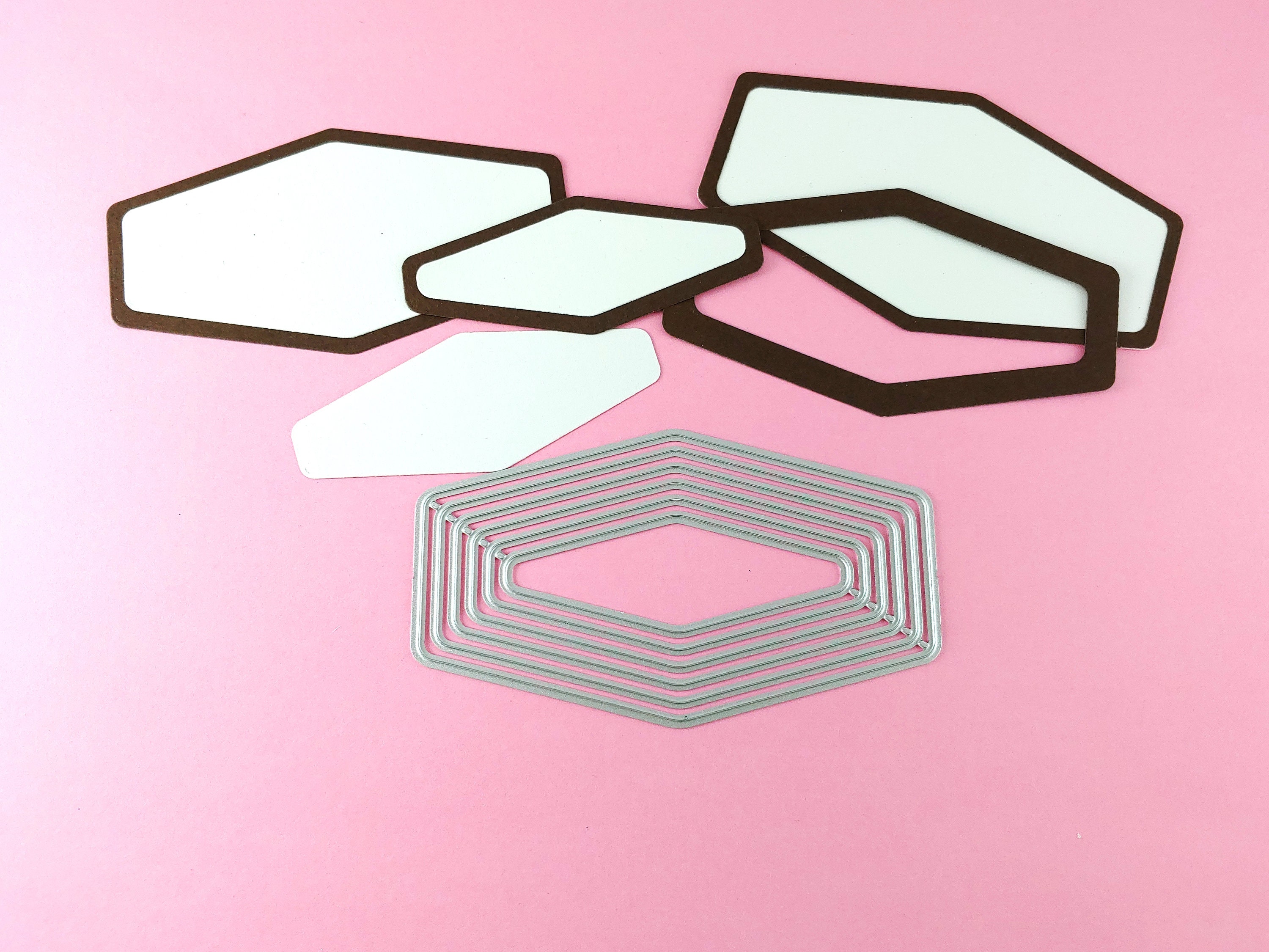 Angular Labels Cutting Dies 6 Piece Nesting Dies No - Etsy