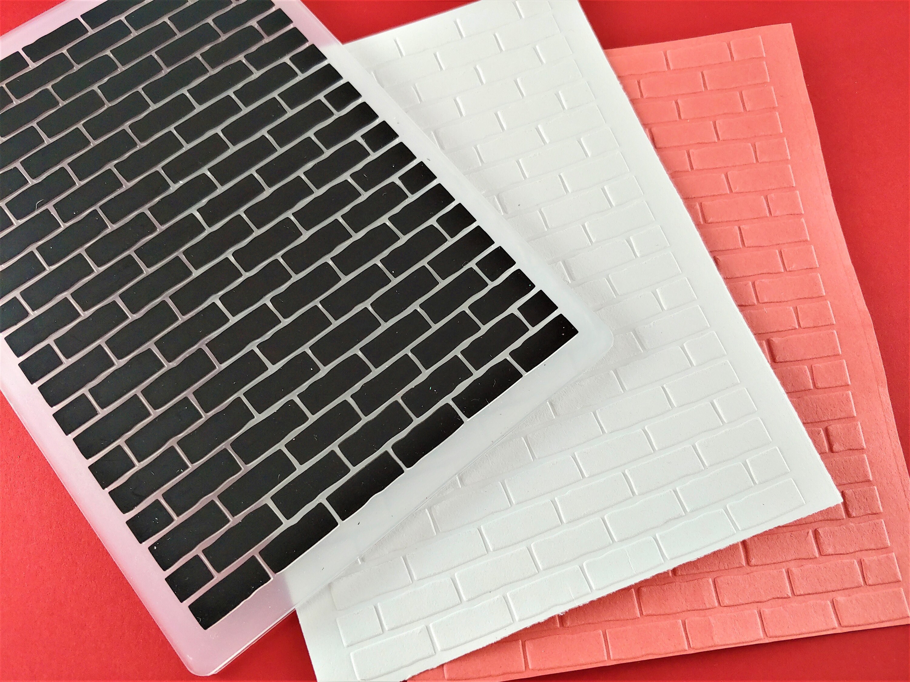 Brick Pattern Embossing Folder Paper Embossing Paper Craft - Etsy