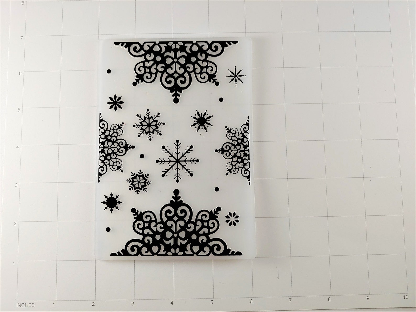 Snowflake Embossing Folder Paper Embossing Paper Craft | Etsy