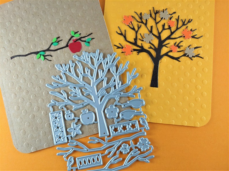 Tree and Branch Metal Cutting Dies Tree Crafting Dies - Etsy