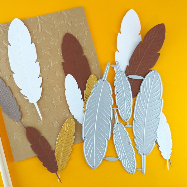 Feather Die Cut - Etsy