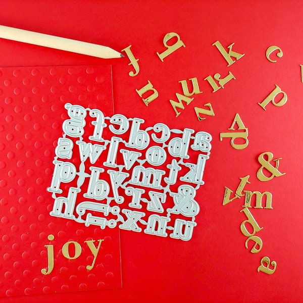 Alphabet Die Cut - Etsy