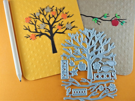 Tree and Branch Metal Cutting Dies Tree Crafting Dies - Etsy
