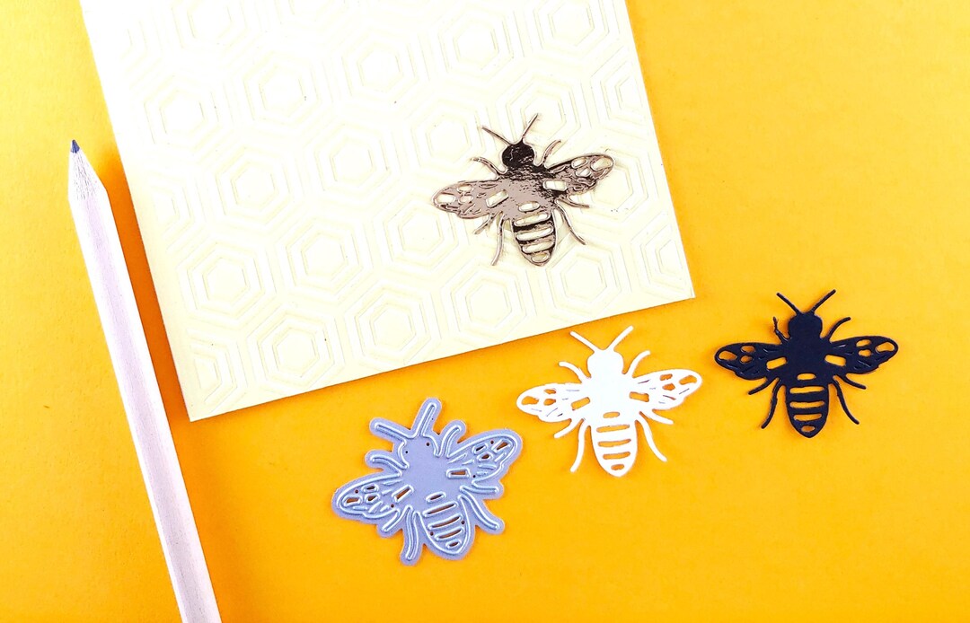 Bumble Bee Metal Cutting Dies - Bees Crafting Dies - Scrapbooking Die ...