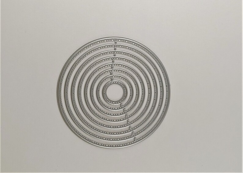 Stitched Circles Metal Cutting Dies 8 Piece Nesting Metal - Etsy